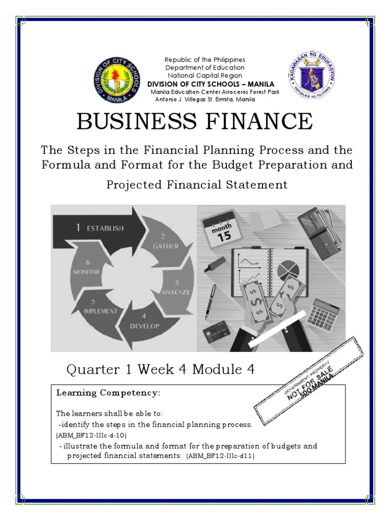 Abm-Business Finance 12 q1 w4 Mod4 | PDF | Equity (Finance) | Financial ...