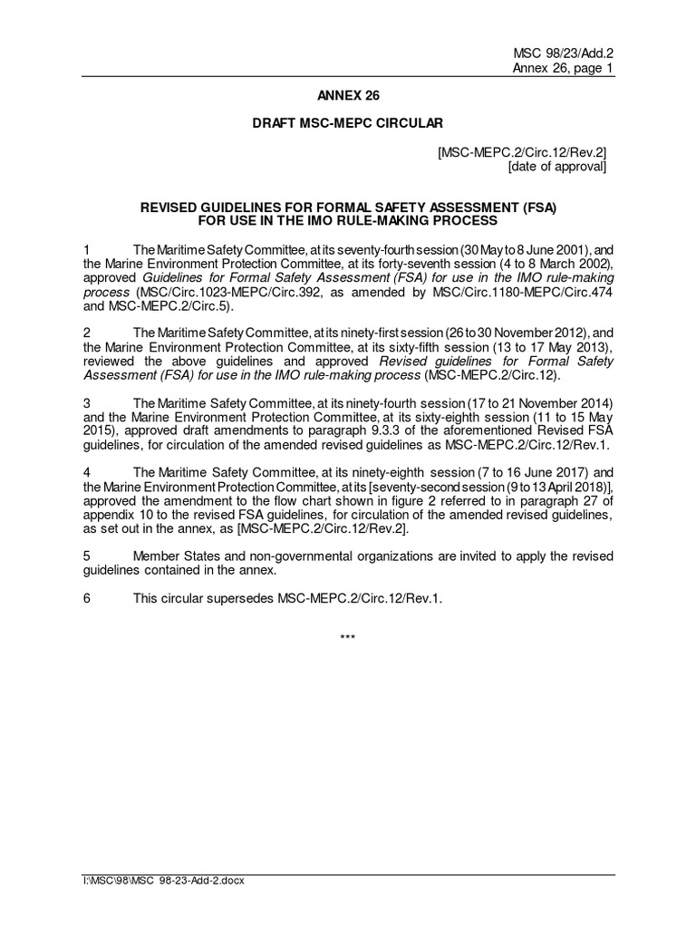 FSA Guidelines Rev.2 | PDF | Cost–Benefit Analysis | Risk