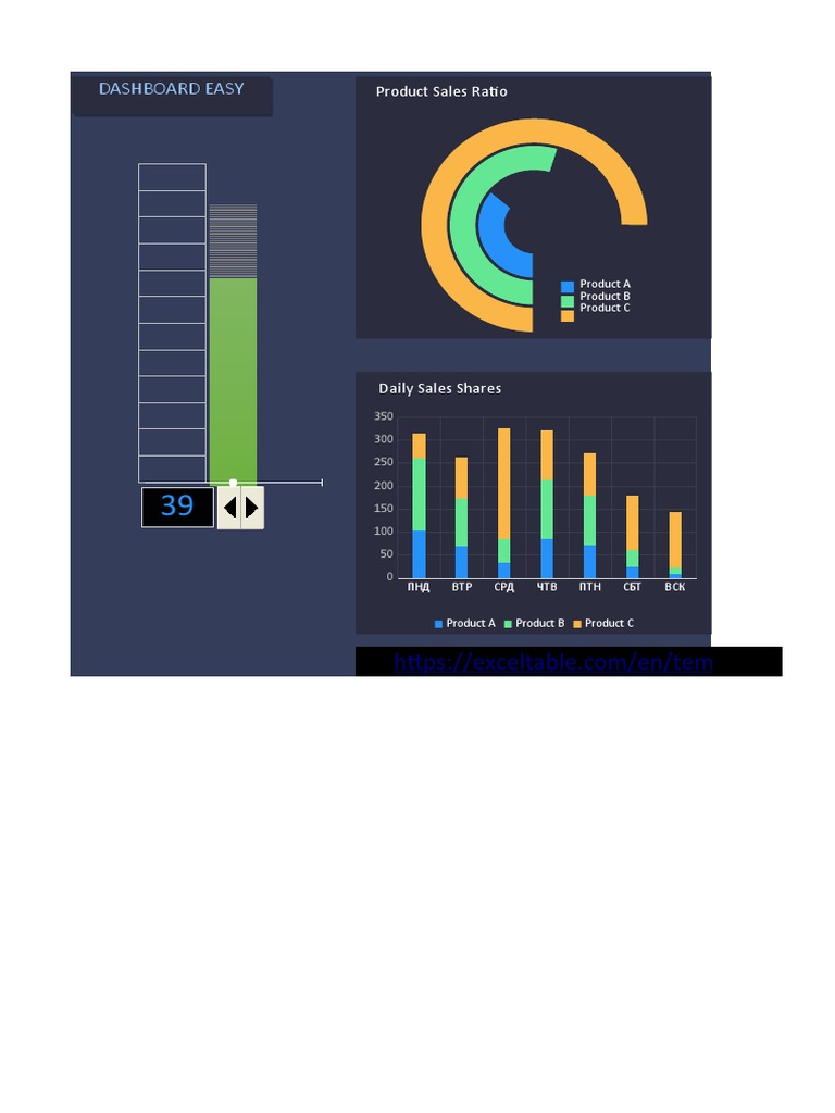 Simple Dashboard Template Without Macros | PDF | Nature