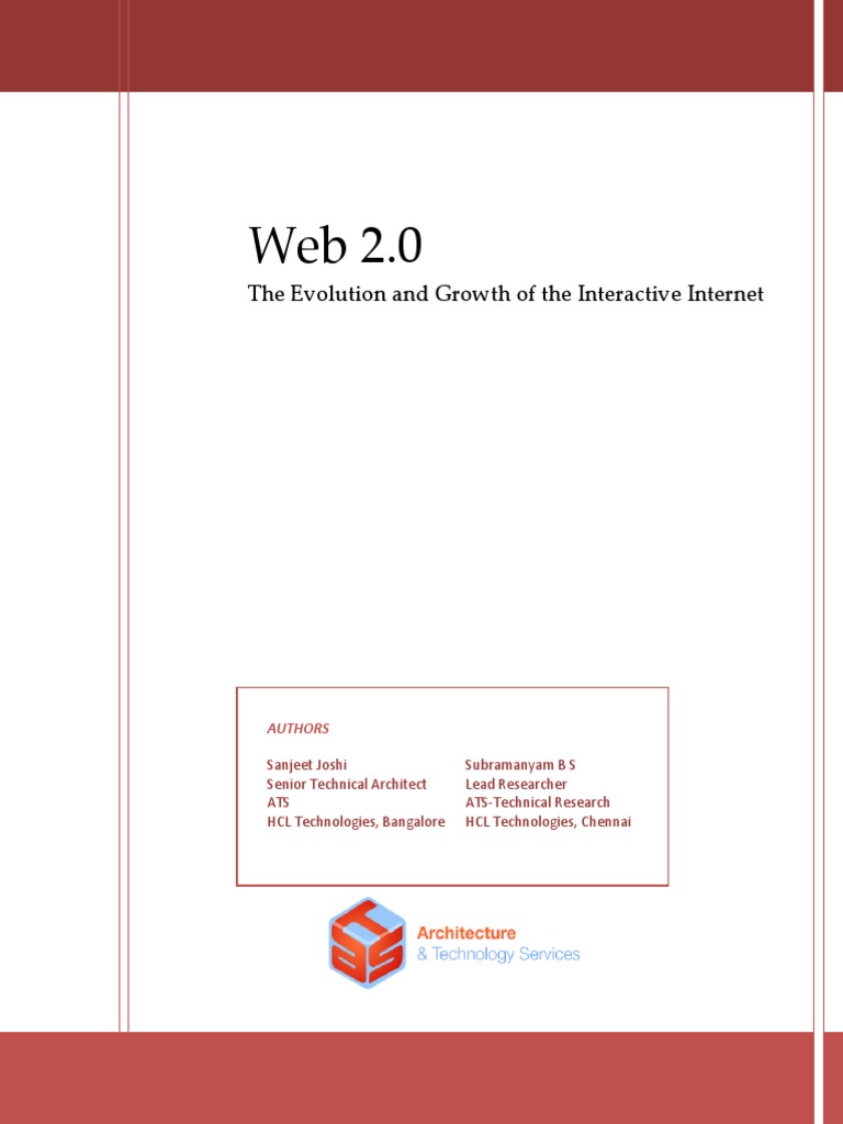Web 2.0 The Evolution and Growth of The Interactive Internet | PDF ...