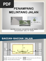 Elemen dan Fungsi Potongan Melintang Jalan | PDF