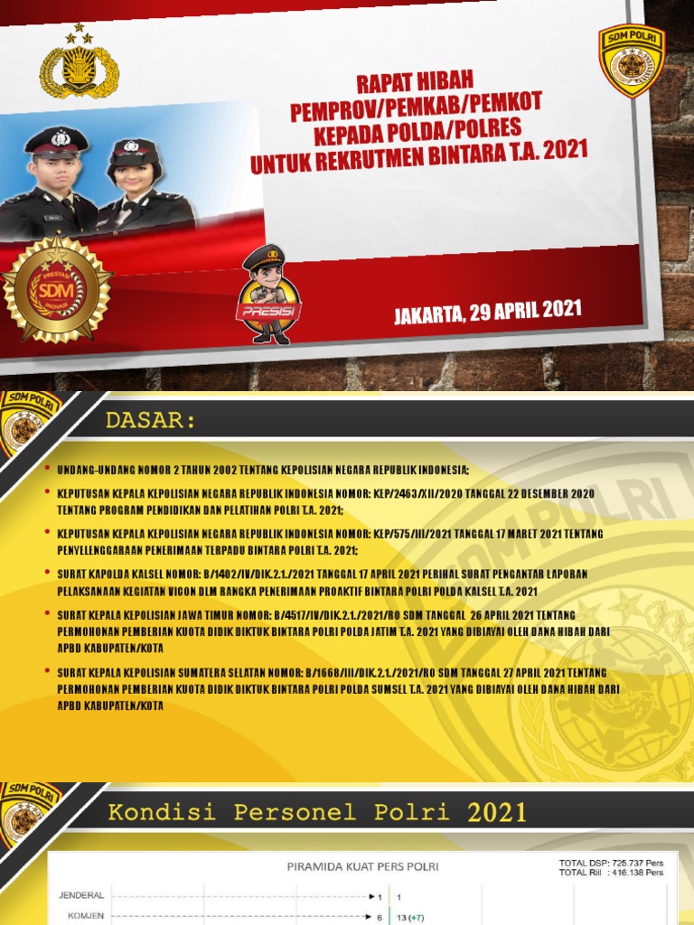 Bahan Rapat Hibah Pemprov Kalsel | PDF