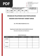 Prosedur Investigasi Dan Pelaporan Kecelakaan Kerja | PDF