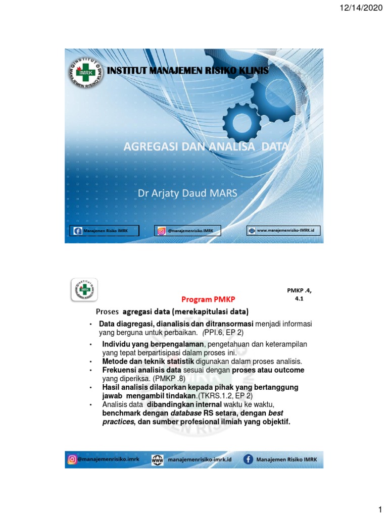 Agregasi Dan Analisa Data Indikator | PDF | Komputer | Teknologi & Rekayasa