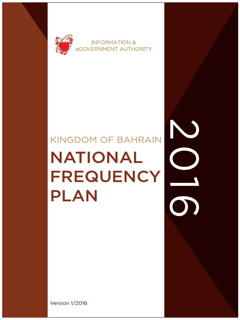 National Frequancy Plan | PDF | Radio Spectrum | Radio