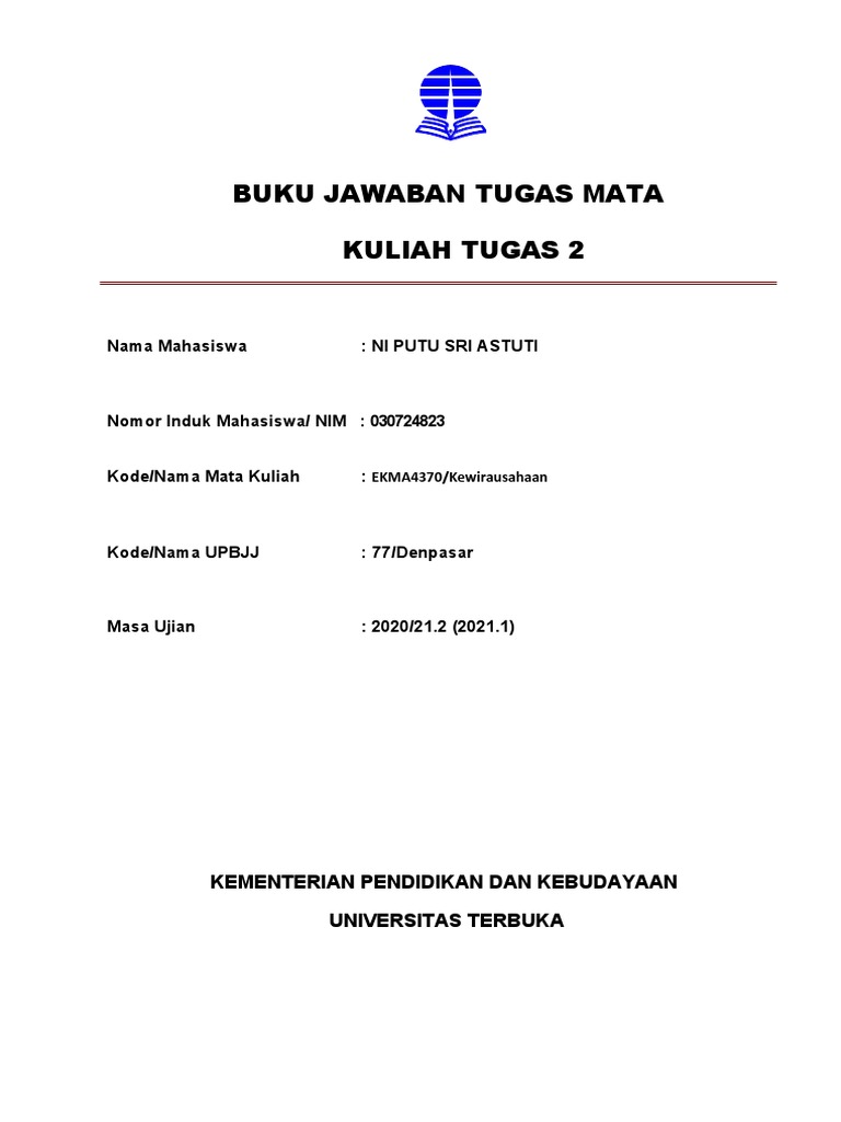 EKMA4370 Kewirausahaan | PDF