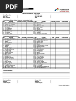 FORM P2H Alat Berat | PDF