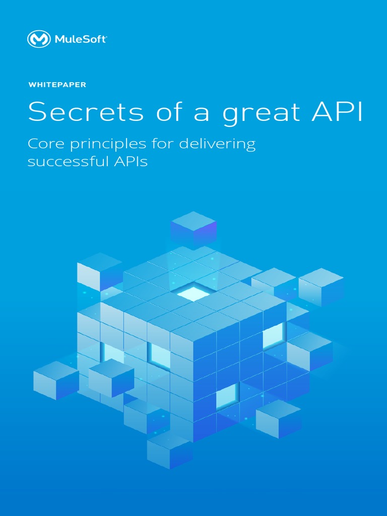 MuleSoft Secrets of A Great API | PDF | Use Case | Usability