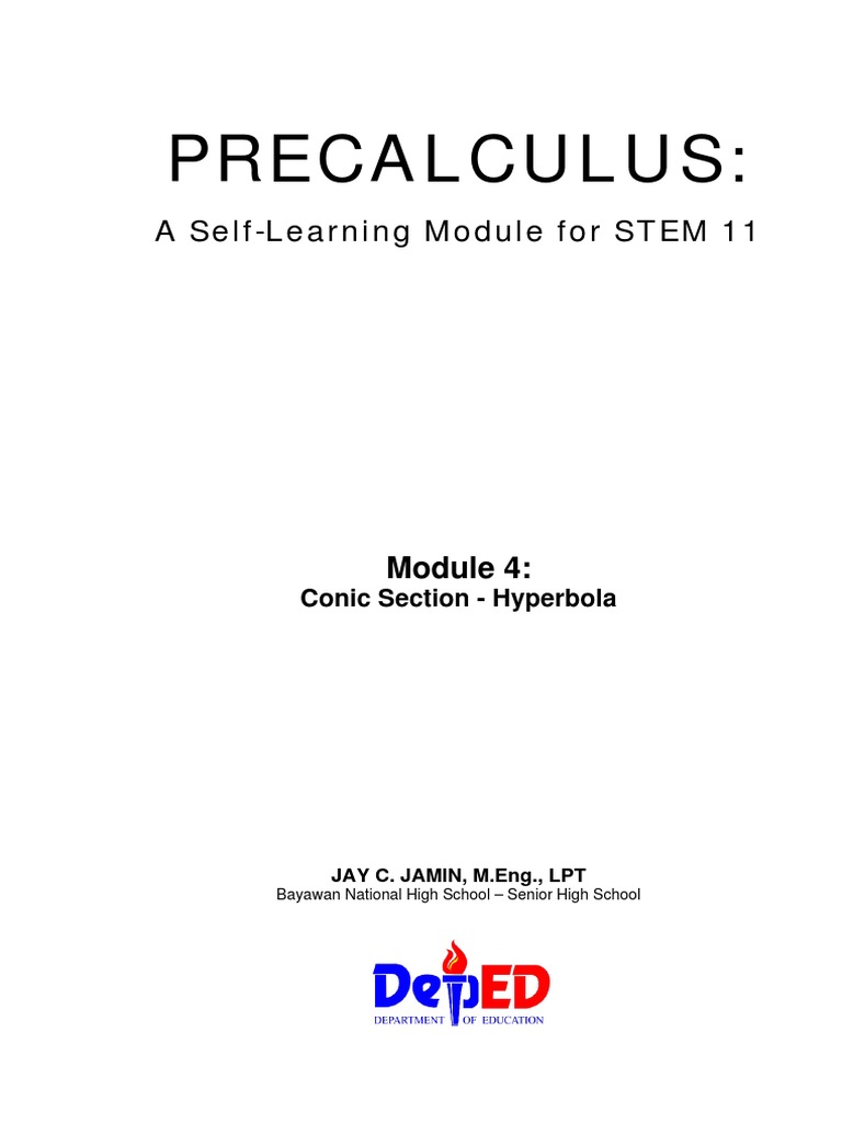Precalculus:: A Self-Learning Module For STEM 11 | PDF | Subtraction ...