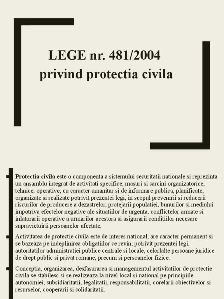 Legea 481 | PDF