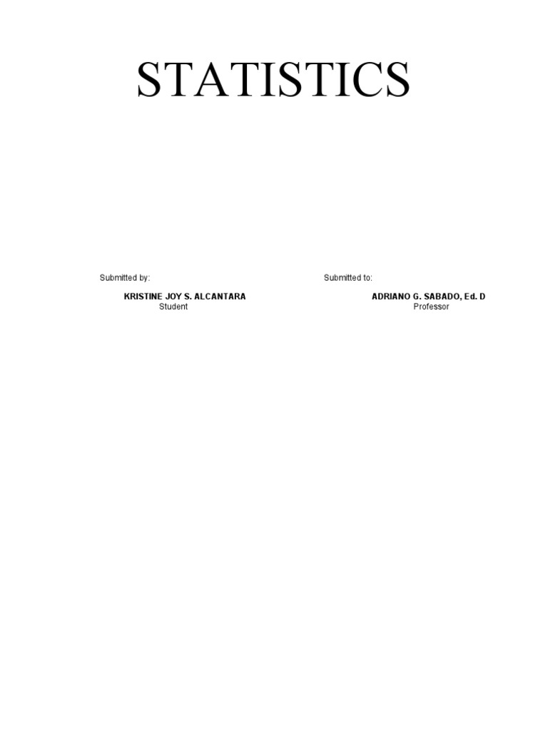 Statistics Exam Score Analysis | PDF | Interval (Mathematics ...