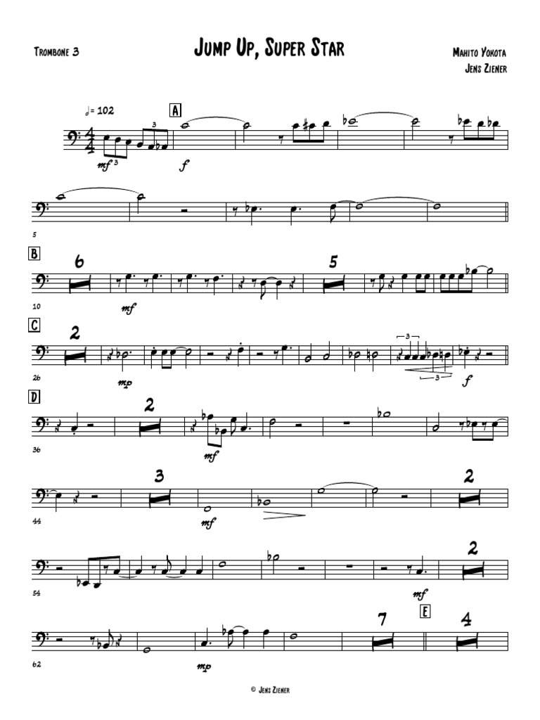 Jump Up, Super Star - Trombone 3 | PDF