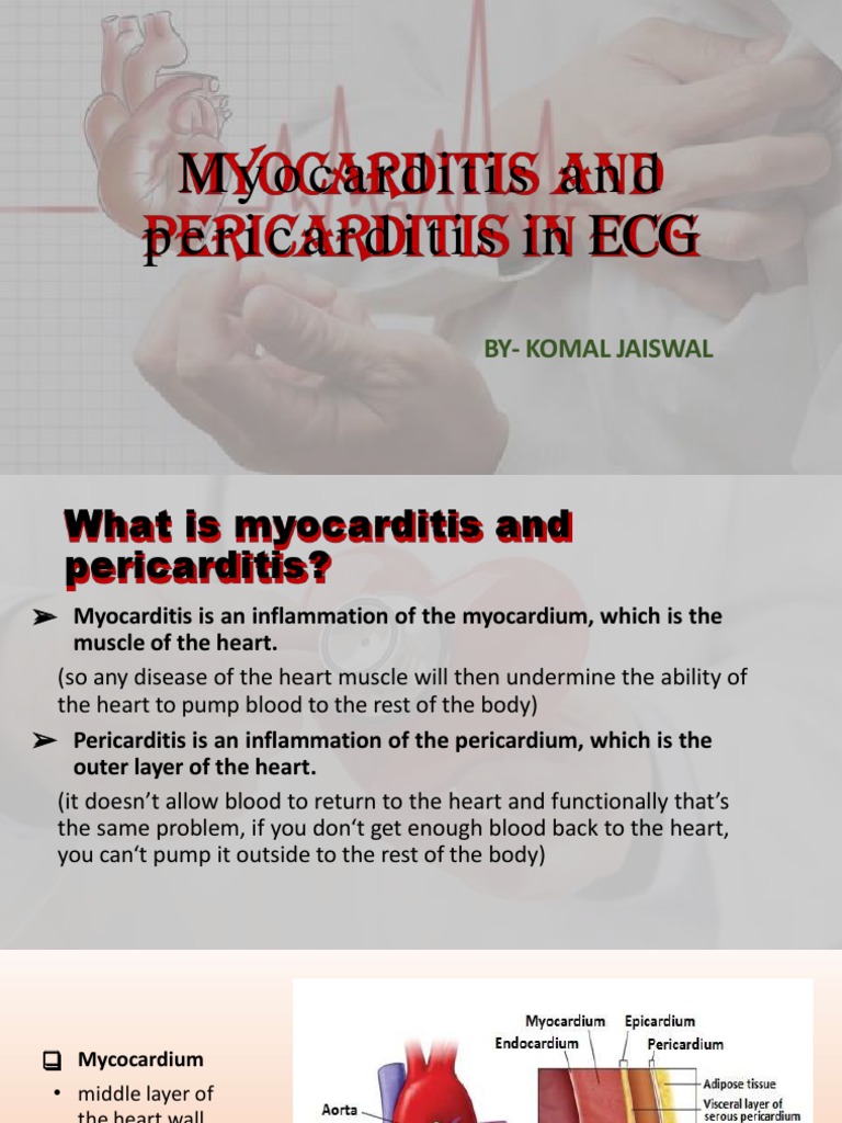 Myocarditis and Pericarditis in ECG | PDF | Electrocardiography ...