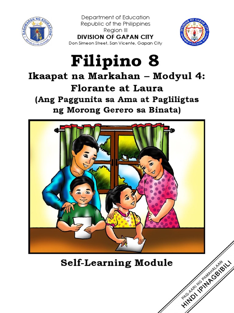 Filipino 8 SLMs 4th Quarter Module 4 | PDF