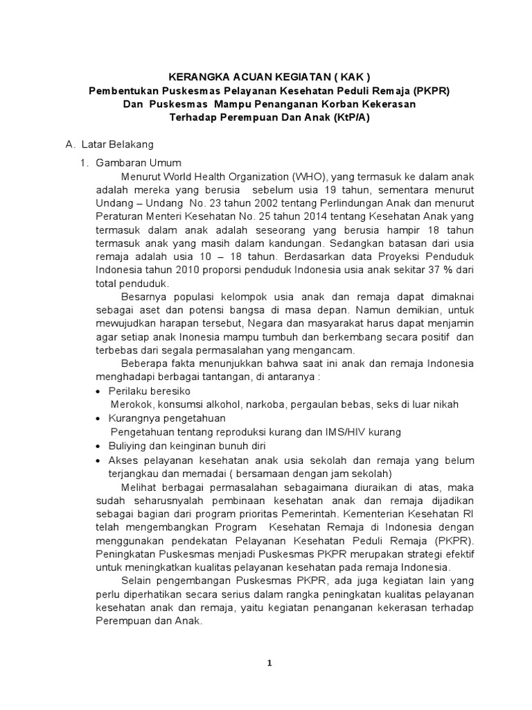 KAK Workshop USEKREM | PDF