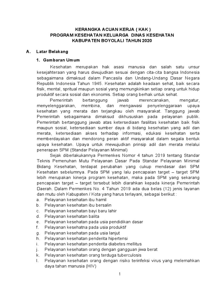 Kak-Program Kesga | PDF