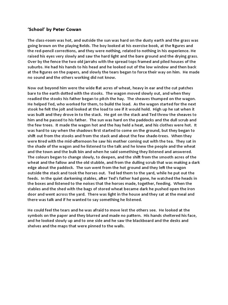 School by Peter Cowan | PDF | Agriculture