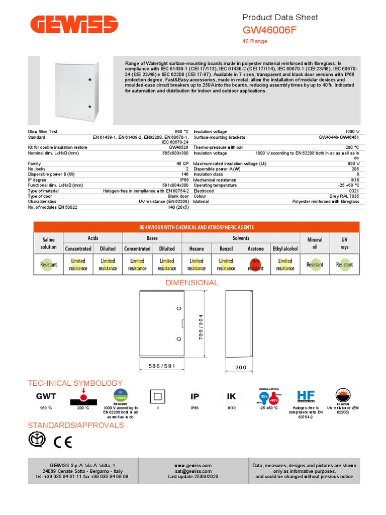 Product Data Sheet: Dimensional | PDF | Insulator (Electricity ...