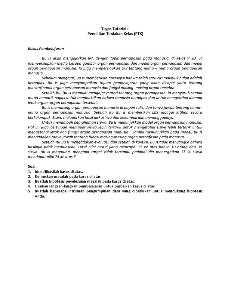 Tugas Tutorial Ii PTK | PDF