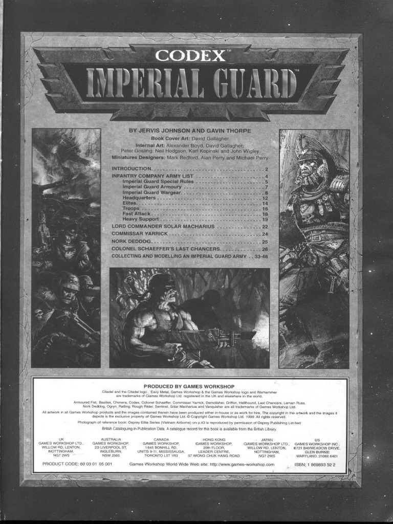 Warhammer 40k - Codex - Imperial Guard (3E) | PDF
