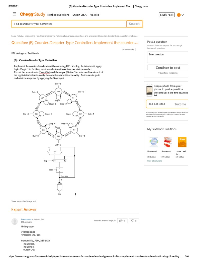 (B) Counter-Decoder Type Controllers Implement The... | PDF | Electrical Engineering ...