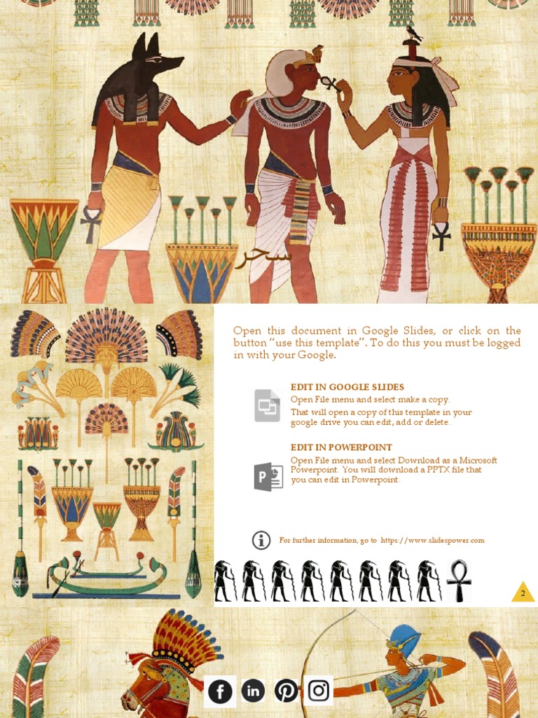 Ancient Egypt Presentation Template | PDF | Microsoft Power Point ...