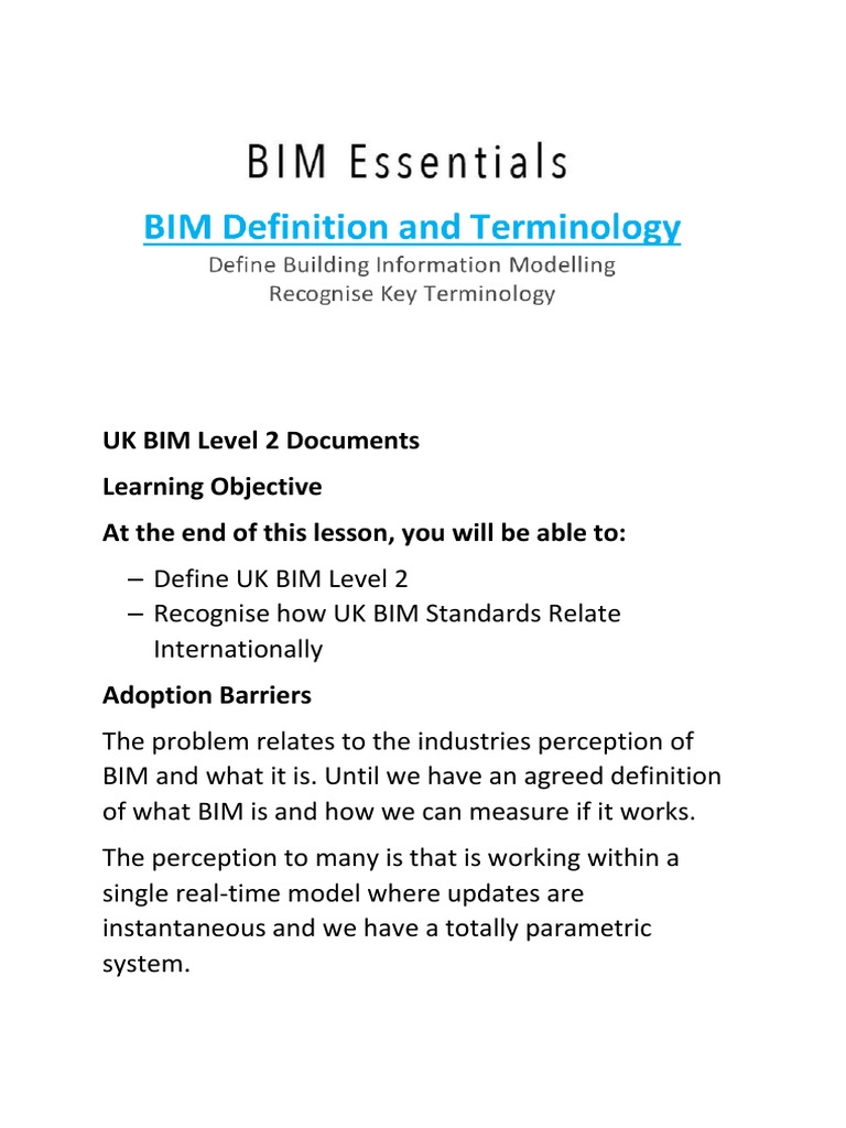 4 - UK BIM Level 2 Documents | PDF | Building Information Modeling ...