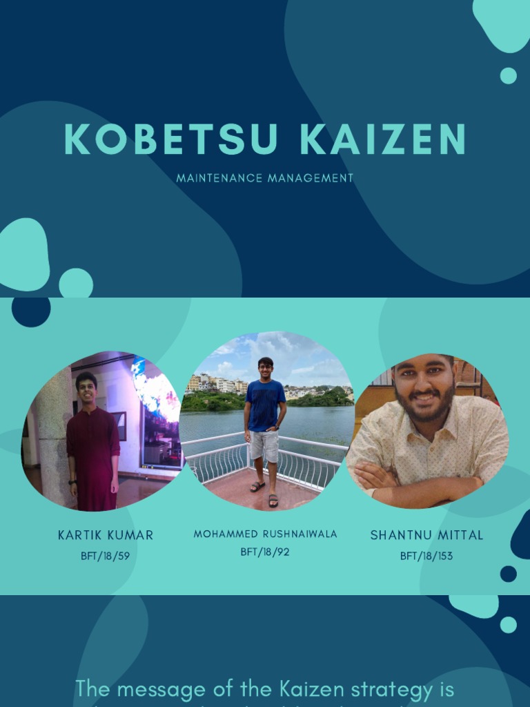 Kobetsu Kaizen: Maintenance Management | PDF | Business | Business Process