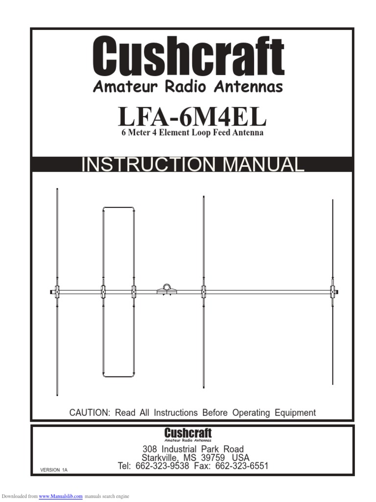 Assembly Instructions for a 6 Meter 4 Element Loop Feed Antenna | PDF ...