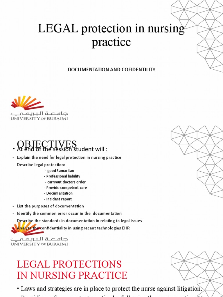 LEGAL Protection in Nursing Practice | PDF | Informed Consent | Patient