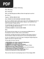 Letter of Request Sportsfest | PDF | Sports | Leisure