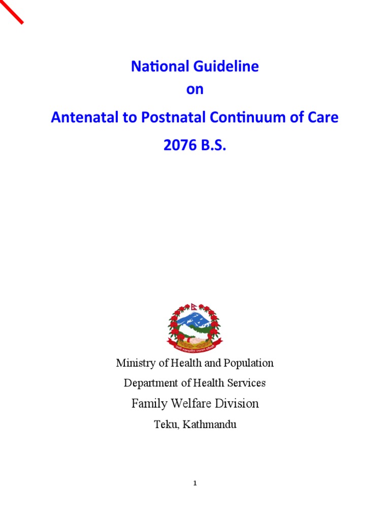ANC and PNC National Guideline-V3 15th Dec-Edited by DR Bhaba (2) Final ...