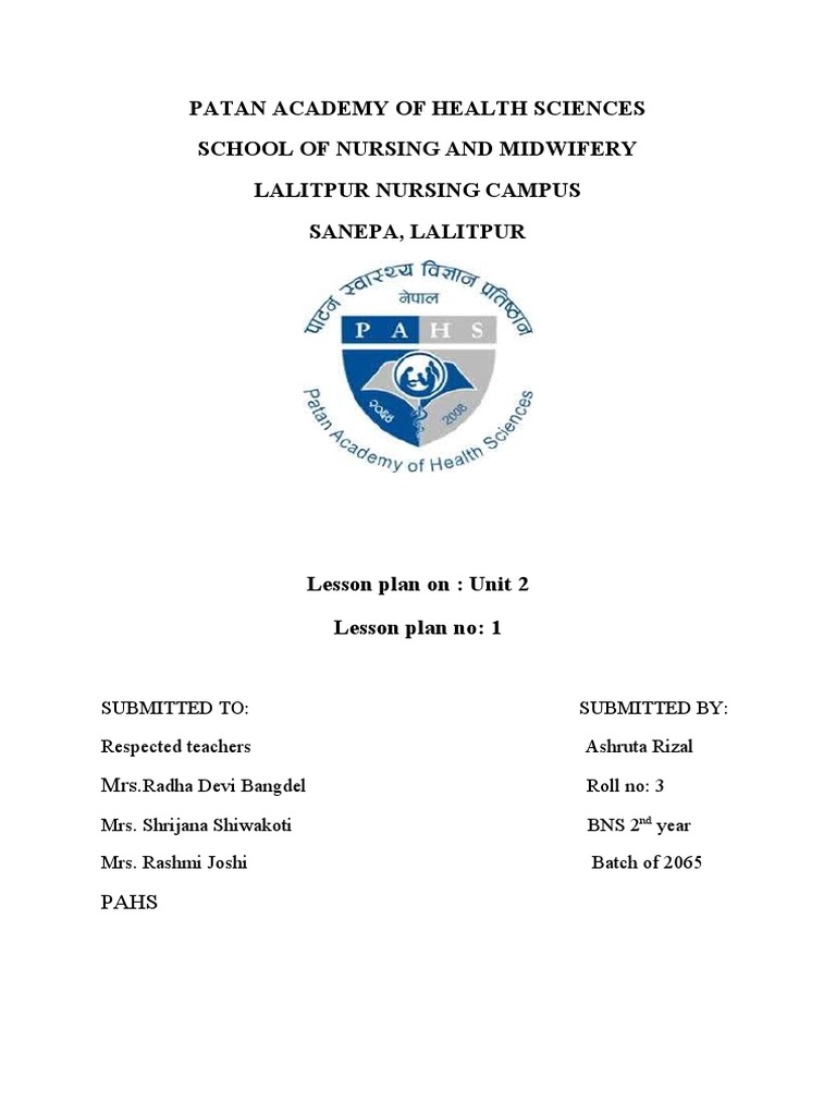 Lesson Plan 1 Protein | PDF | Lesson Plan | Proteins