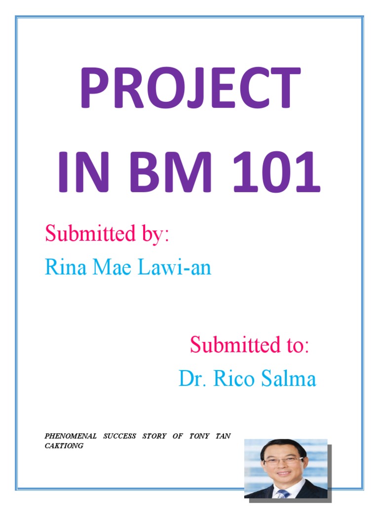 BM 101 Successful Businessman | PDF | Food And Drink | Business