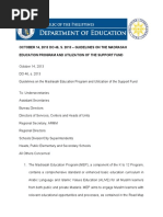 Letter of Intent Deped | PDF | Teachers | Learning