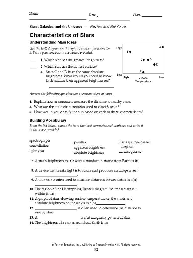 Characteristic of Stars | PDF | Stars | Stellar Astronomy
