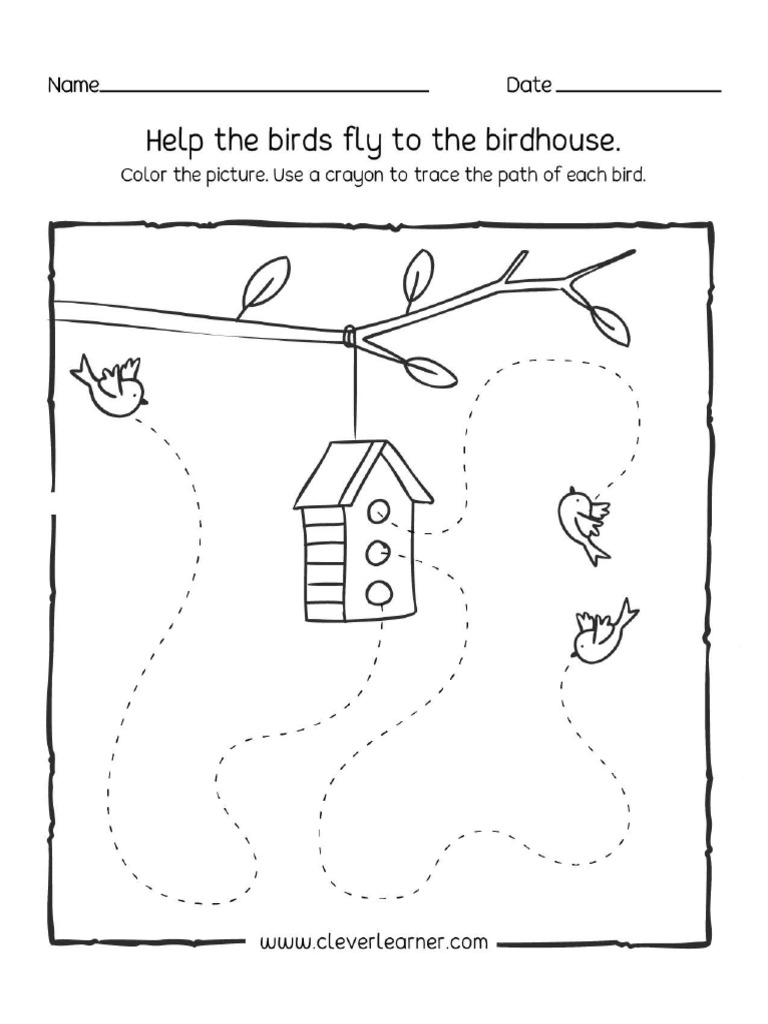 Preschool Pre Writing Activity Worksheet 10g | PDF