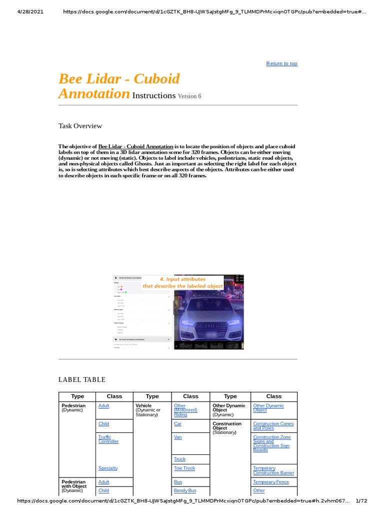 Bee Lidar Update | PDF | Van | Truck