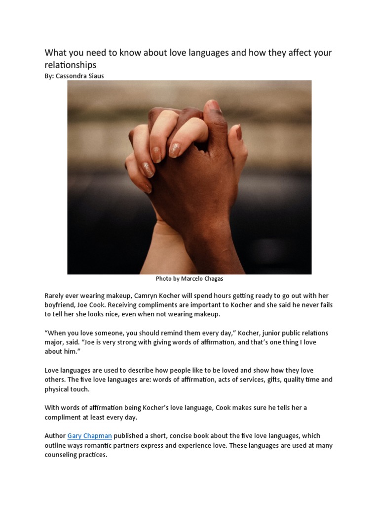 What You Need To Know About Love Languages and How They Affect Your ...