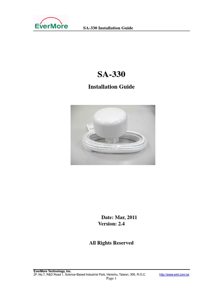 SA-330 Manual V2.4 | PDF | Electrical Connector | Telecommunications