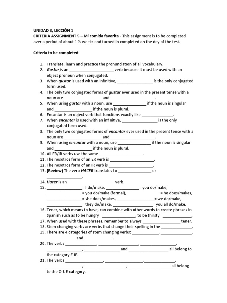 Spanish Gustar and Encantar Guide | PDF | Grammatical Conjugation | Noun