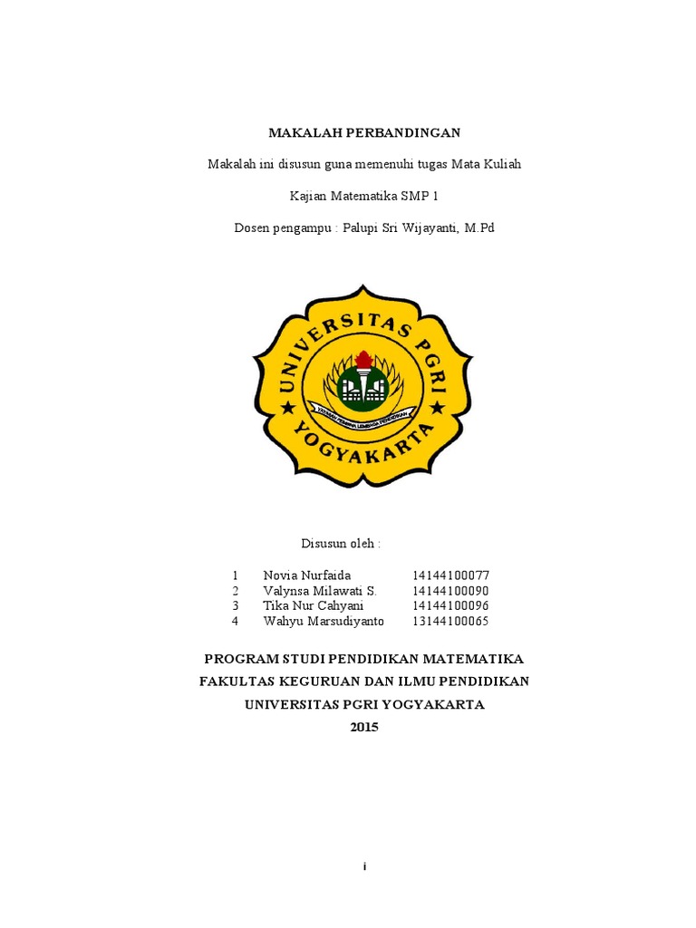 Makalah Perbandingan | PDF | Karier & Perkembangan