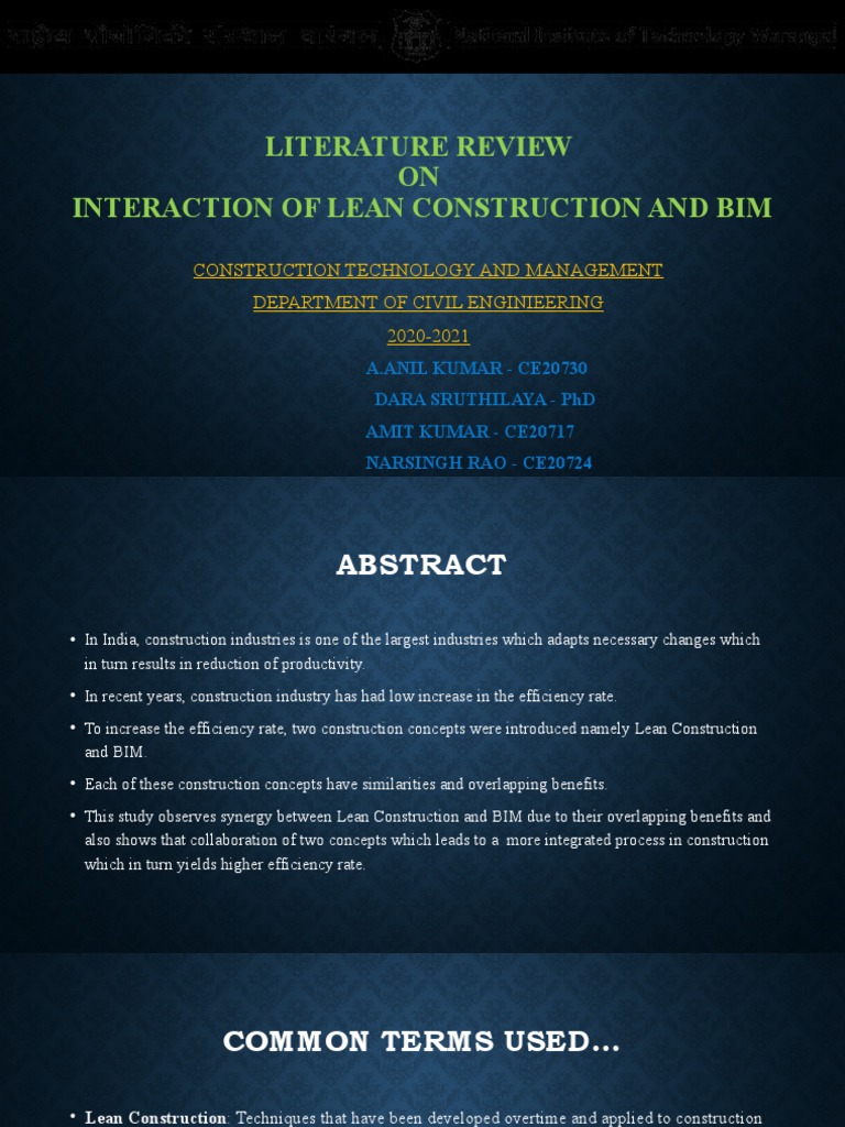 Lean & BIM Synergy in Construction | PDF | Building Information ...
