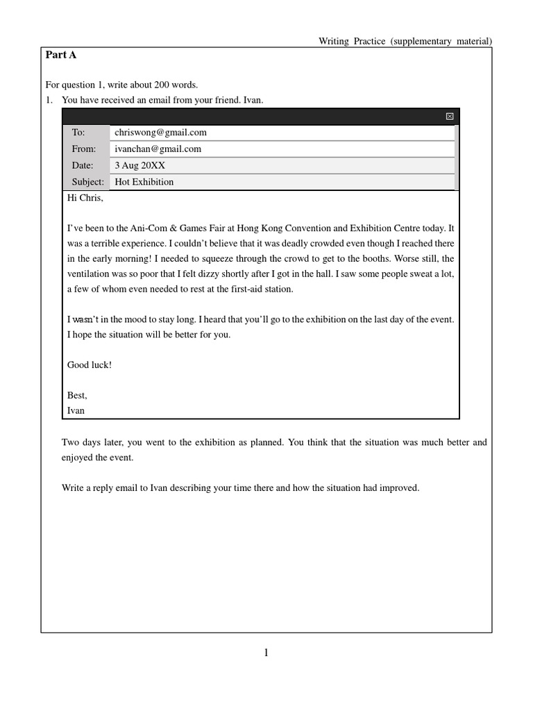 Writing Supplementary Material 1 | PDF