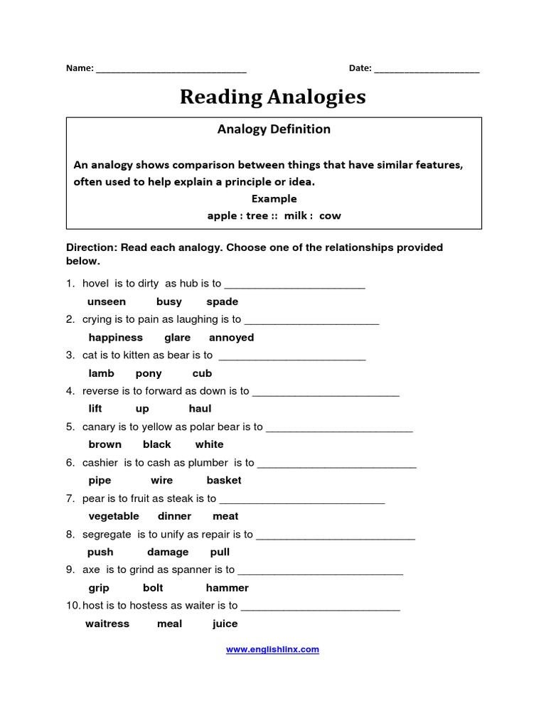 Understanding Analogies Through Examples | PDF