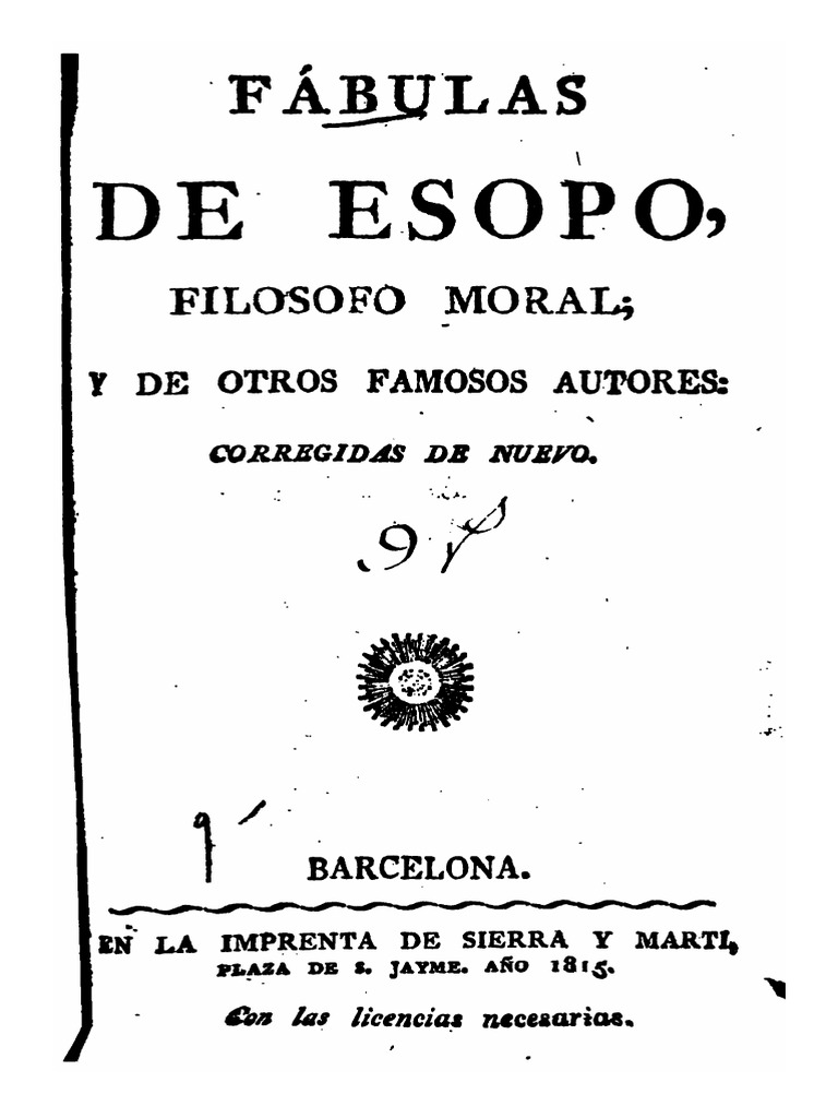 Fabulas De Esopo 2 Pdf