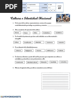 Ficha Mi Identidad Personal | PDF