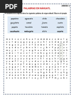 Sopa de Letras: Estados y Capitales de México | PDF