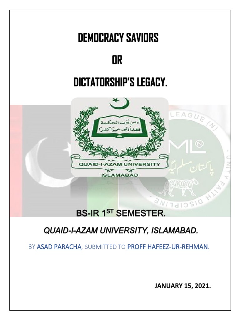 Asad Paracha Research | PDF | Pakistan Peoples Party | Muhammad Zia Ul Haq