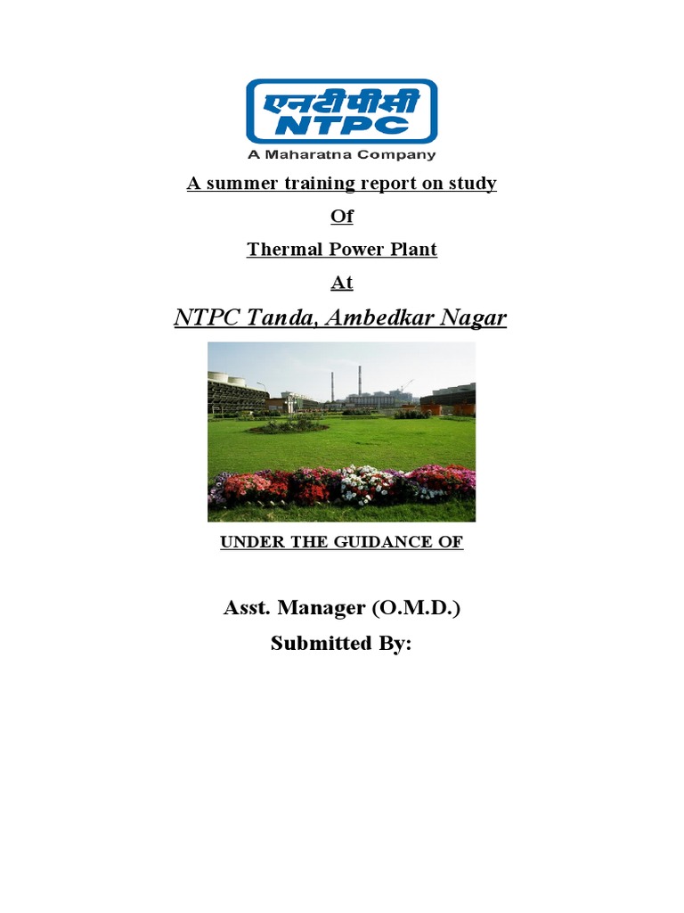 A Summer Training Report of NTPC Final | PDF | Turbine | Boiler